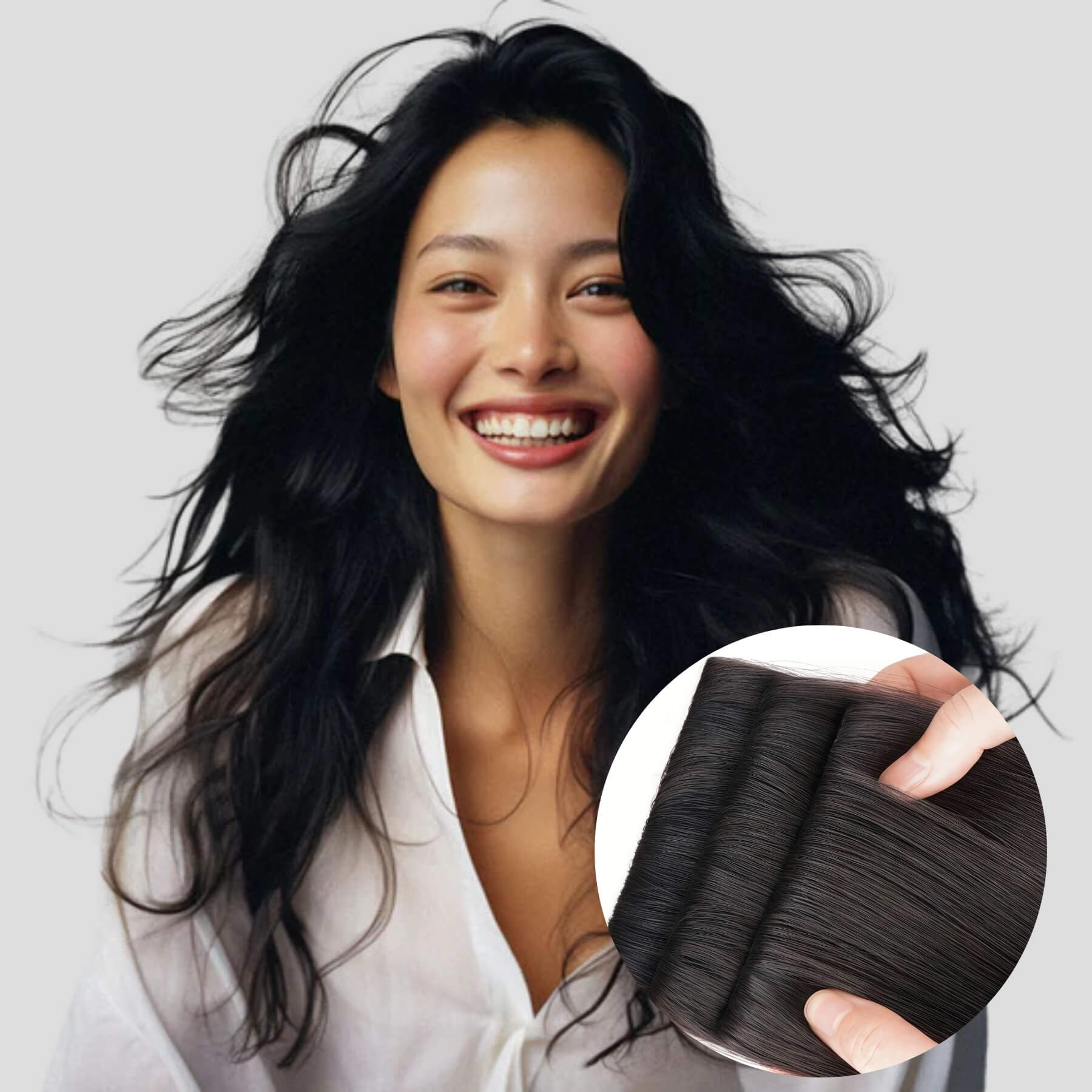 Invisible Clip In Hair Extensions – Victory Topper