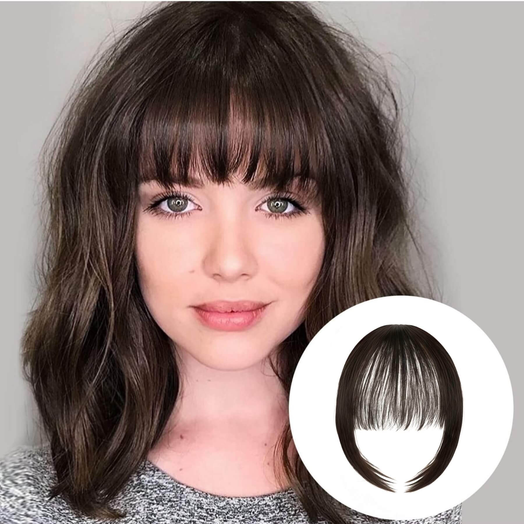 Clip In Bangs – Victory Topper